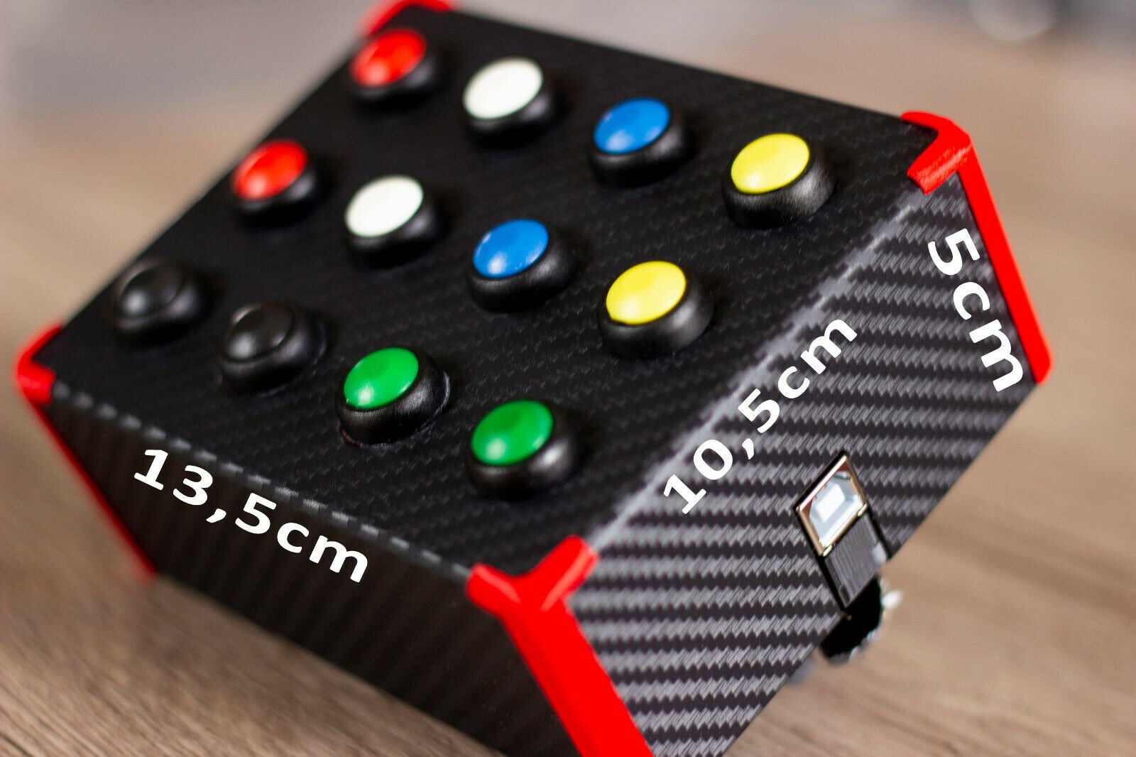 Button Box XBOX Play Station Sim Racing PS4 PS5 Console Adesivi 12Butt ...