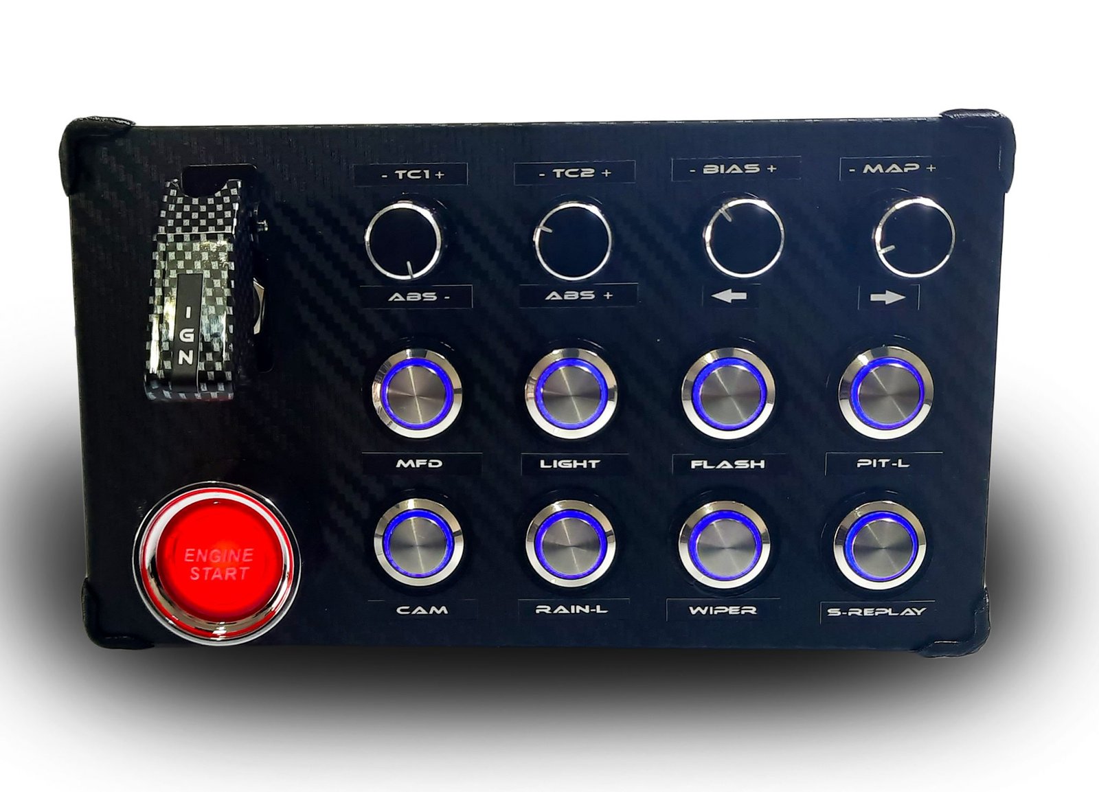 Button Box Sim Racing Pulsanti Luminosi XBOX S/X Play Station PS5 ...