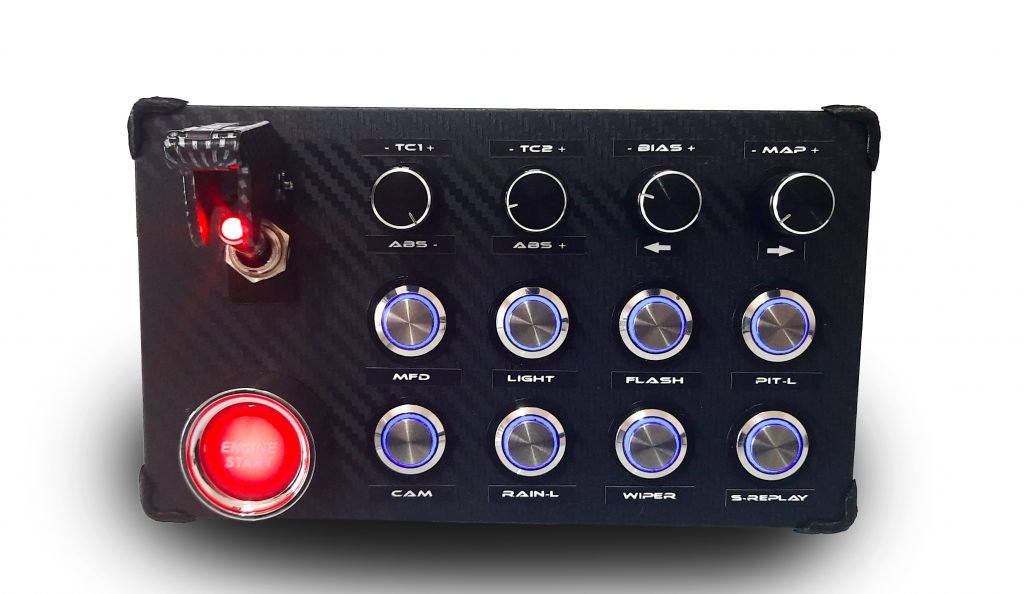 Button Box Sim Racing Pulsanti Luminosi XBOX S/X Play Station PS5 ...